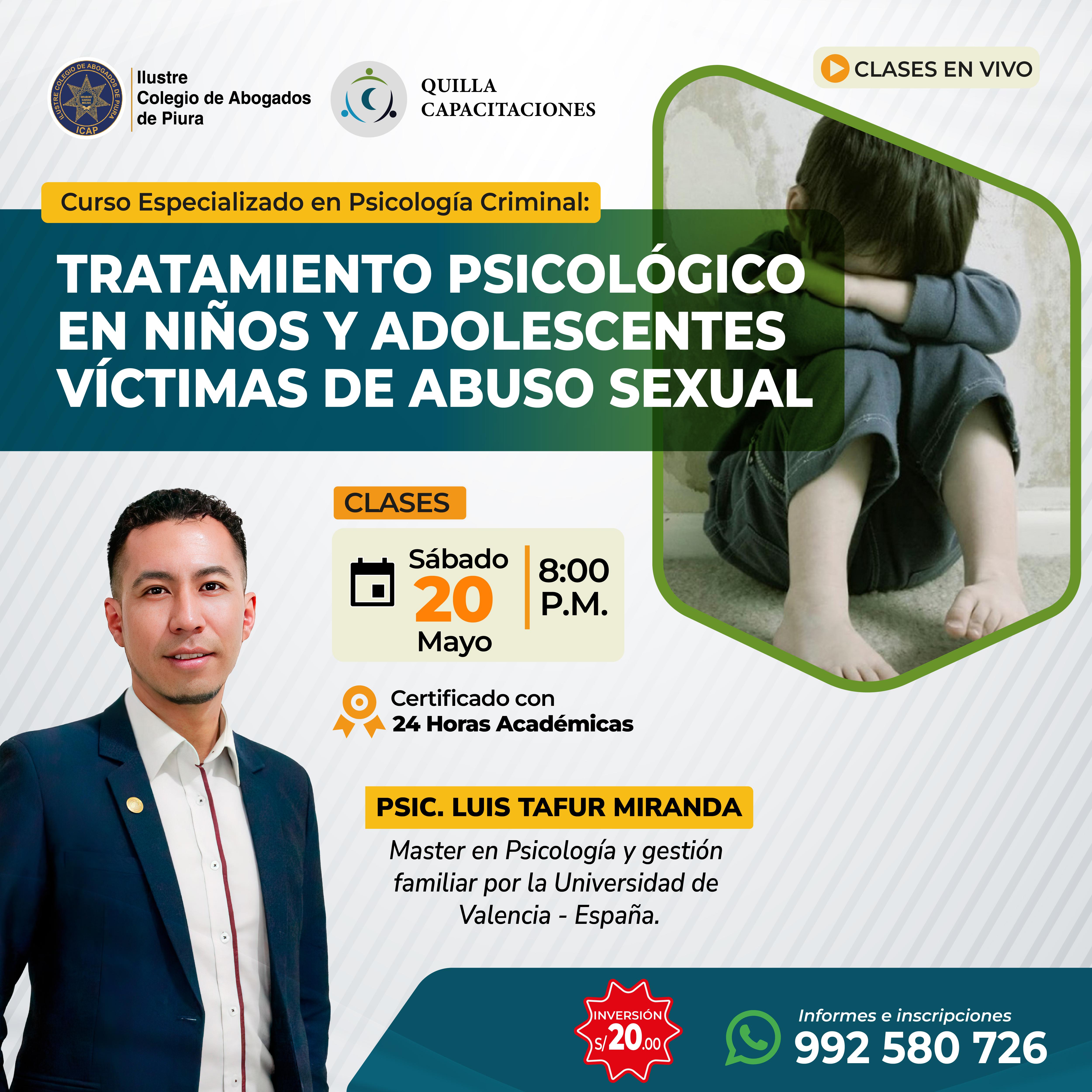 Quilla Curso Especializado En Psicología Criminal Tratamiento